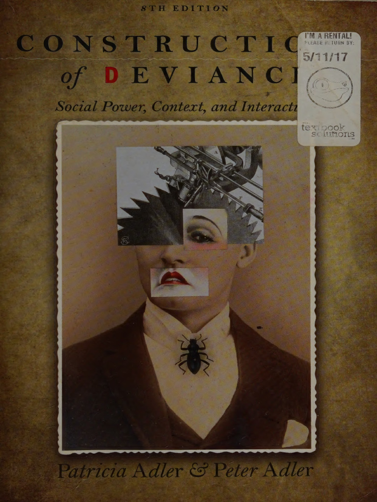 Constructions Of Deviance Soc Unknown Pdf Deviance Sociology