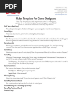 Sample Board Game Rules | PDF | Gaming | Games Of Mental Skill