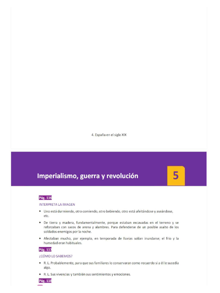 Solucionario Historia Santillana pdf Tema 5 | PDF