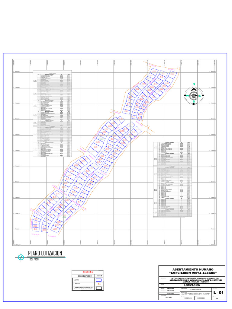 Plano Lotizacion - Vista Alegre-PLOT | PDF