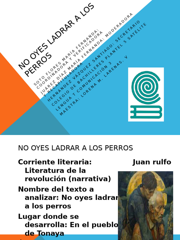 No Oyes Ladrar A Los Perros | PDF