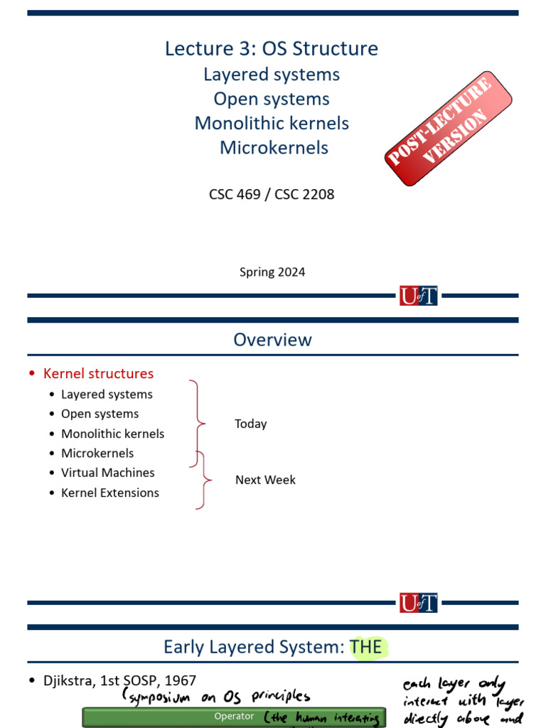 L3 OS Structure | PDF | Kernel (Operating System) | Operating System