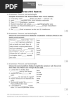 Life Vision Elementary - Unit Test 1 | PDF