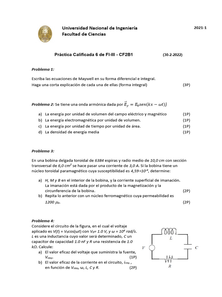 CF2B1 PC6 2022 2 | PDF | Inductor | Inductancia