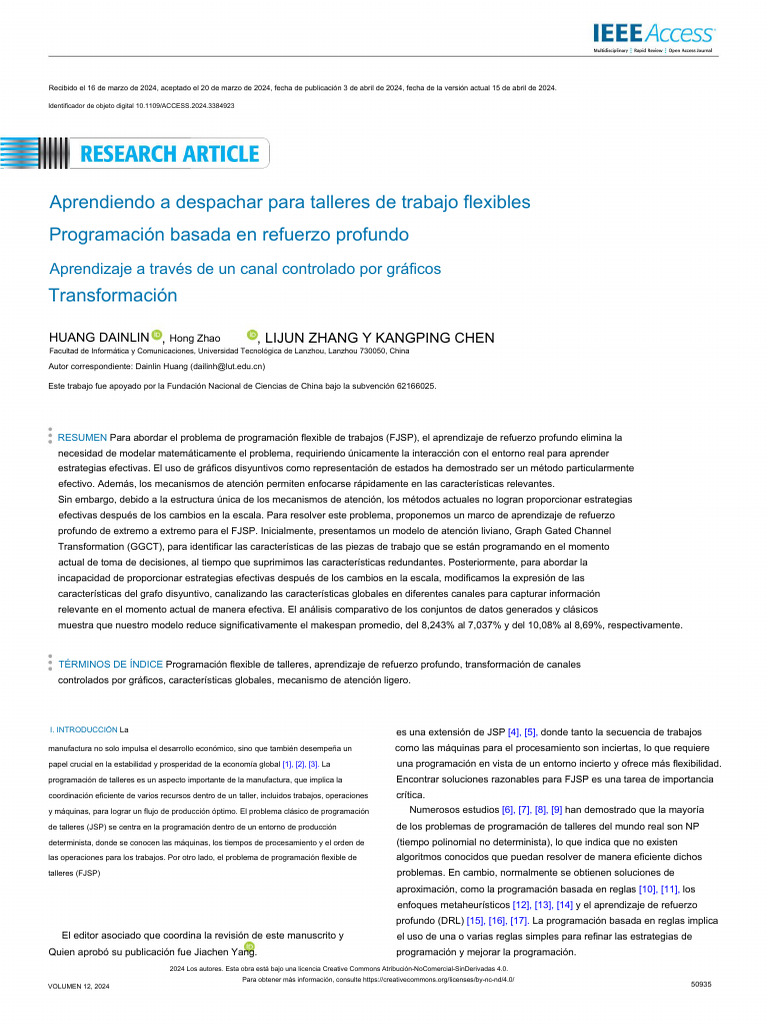 Learning To Dispatch For Flexible Job Shop Scheduling Based On Deep Reinforcement Learning Via ...
