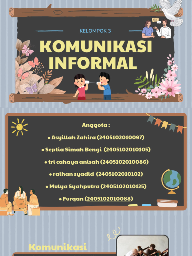 Komunikasi Informal KLPK 3 | PDF