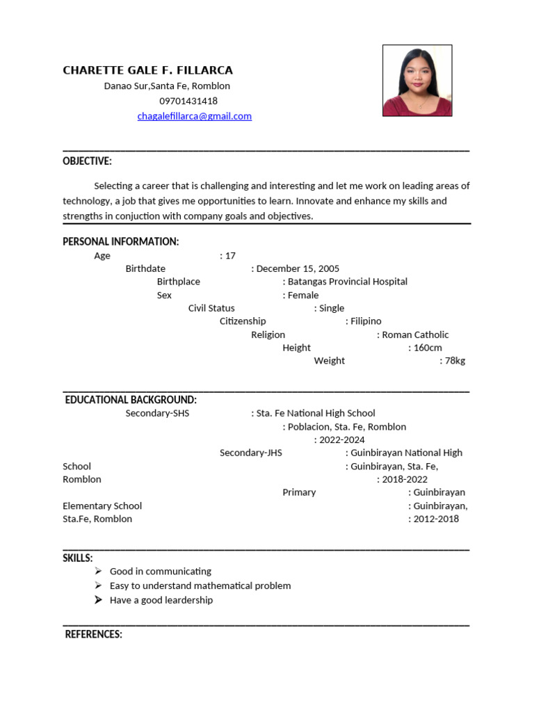 CHARETTE GALE F Application Letter 1 | PDF | Science