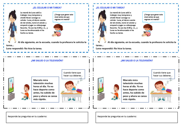 El Celular o Mi Tarea | PDF