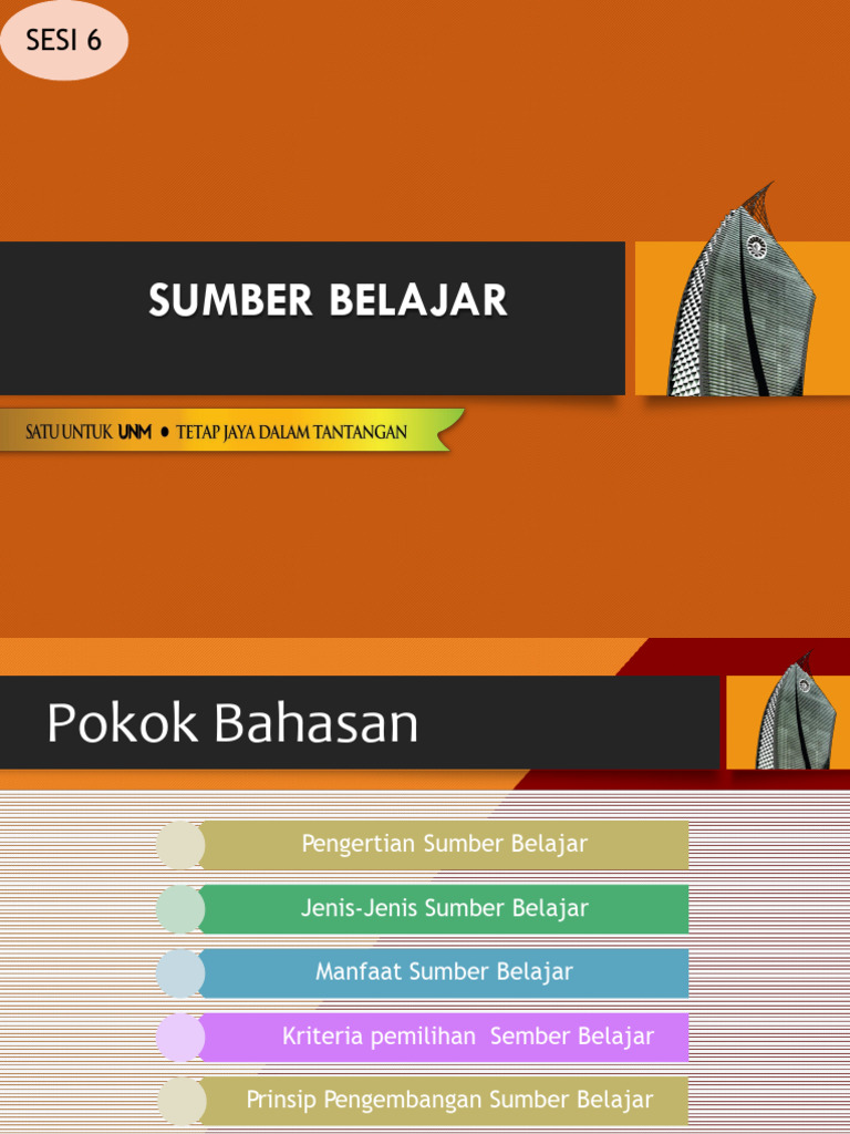 Sesi 6 Sumber Belajar | PDF Sesi 6 Sumber Belajar | PDF