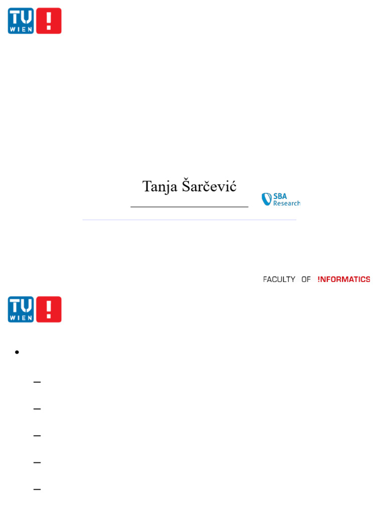 SPEML SS2023-Lecture Anonymisation | PDF | Computing | Information Science