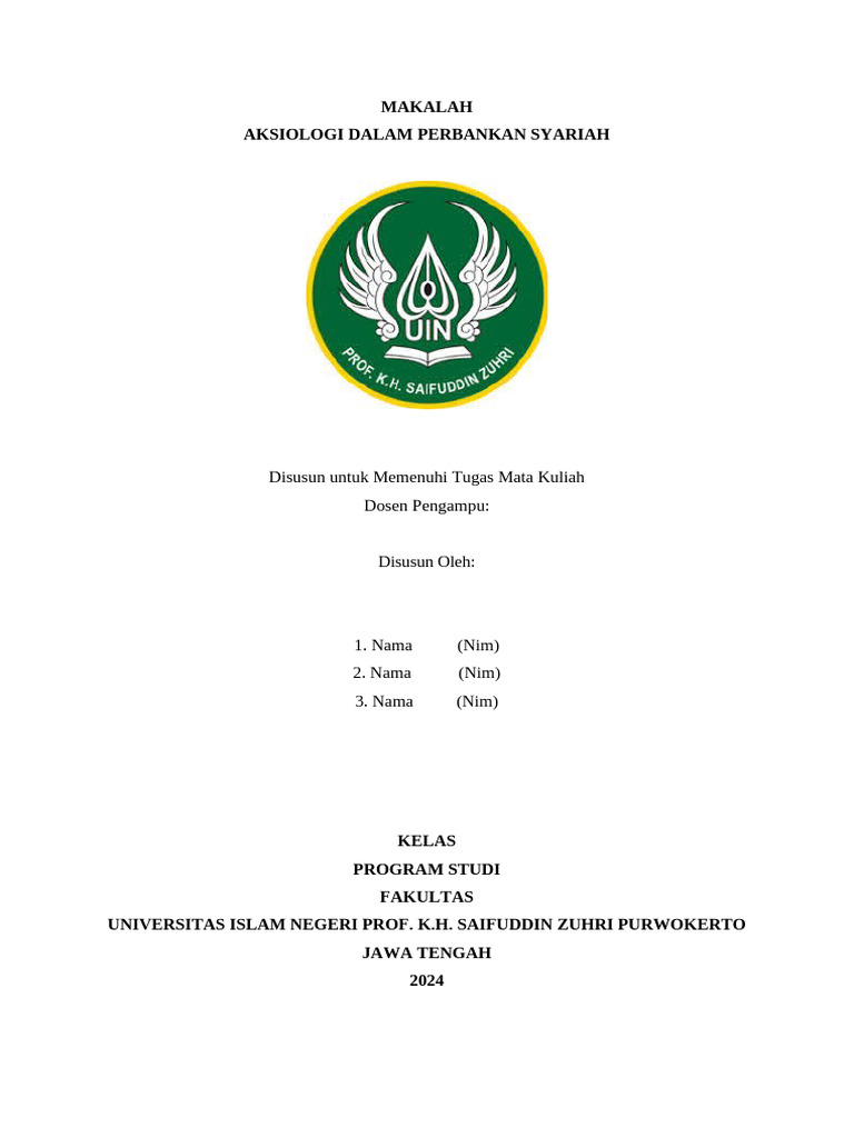 Aksiologi Perbankan Syariah: Nilai dan Tantangan | PDF