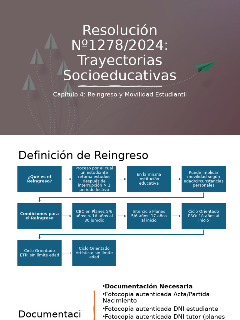 Capítulo IV - Reingreso y Movilidad Estudiantil | PDF