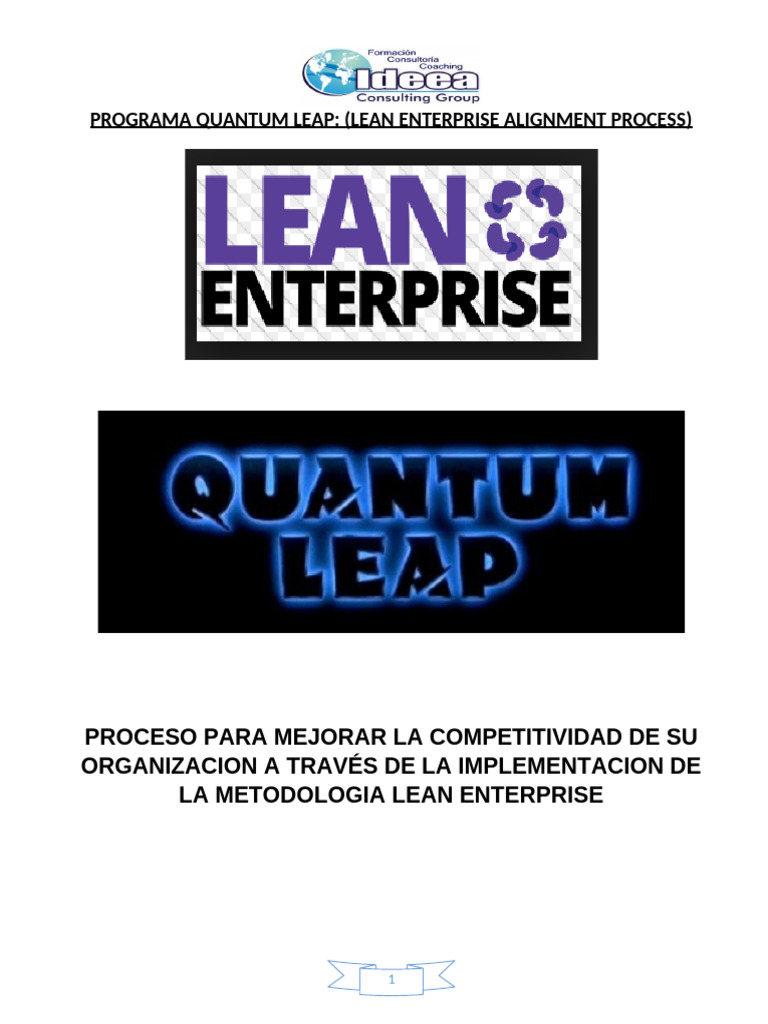 Implementación de Un Sistema de Mejora de La Competitividad Con Lean ...