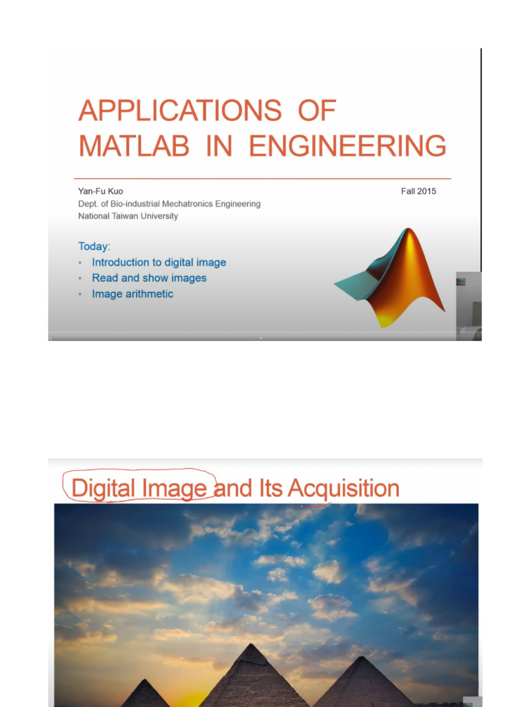 MatlabTutorialPractice 5 ImageProcessing | PDF