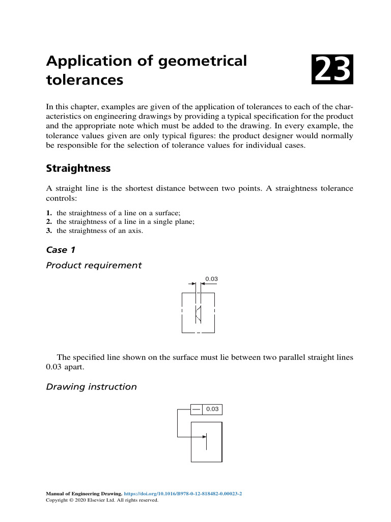 23 Application of Geometrical Tolerances 2020 Manual of Engineering Drawin | PDF | Rotation ...