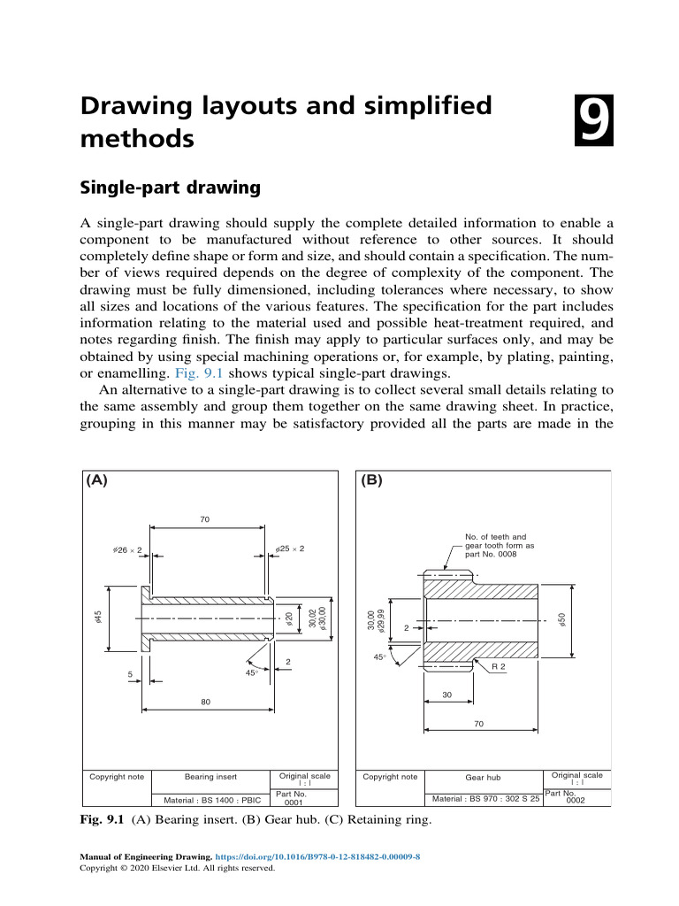 9 Drawing Layouts and Simplified Methods 2020 Manual of Engineering ...