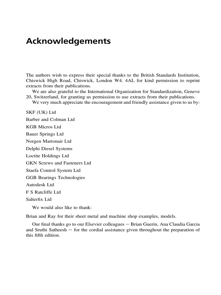 Acknowledgements 2020 Manual of Engineering Drawing | PDF | Business ...