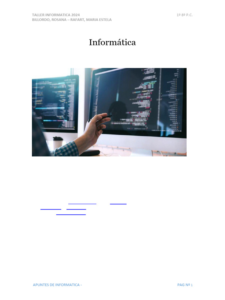 Carpeta de Informatica - Conceptos Generales | PDF | Hardware de la ...