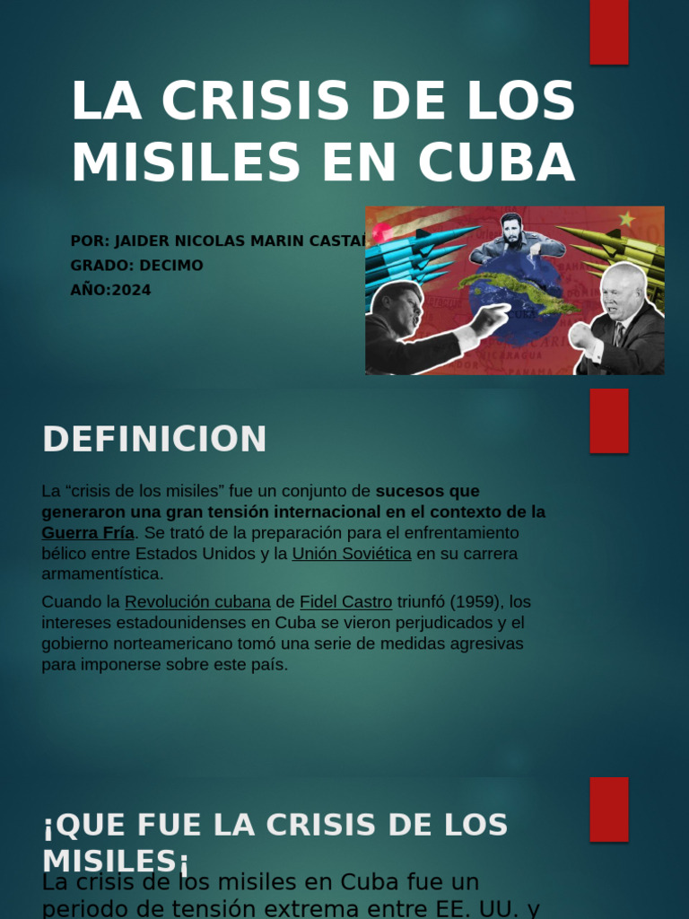 La Crisis de Los Misiles en Cuba | PDF | Historia