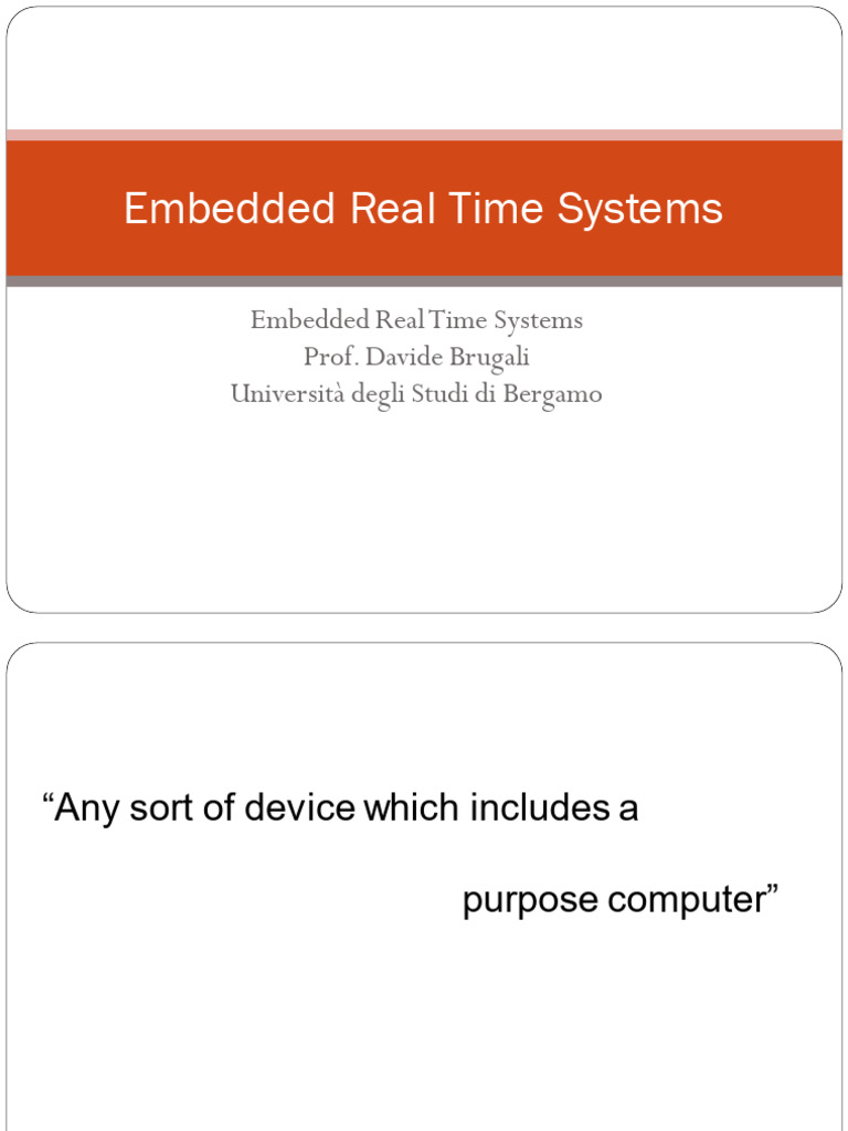 01 ERTS Introduction | PDF | Field Programmable Gate Array | Microcontroller