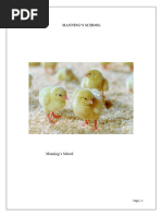 Agricultural Science Broiler Production Sba Sample | PDF | Wellness