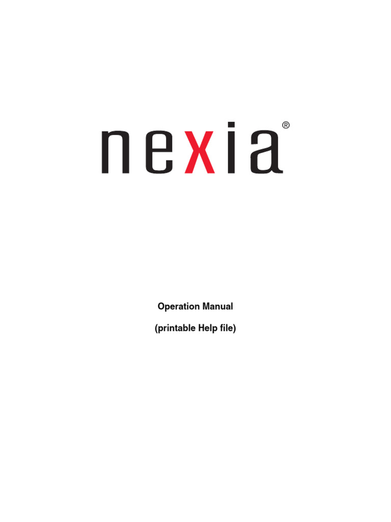 NEXIA (6oct08) | PDF | Page Layout | Digital Signal Processing