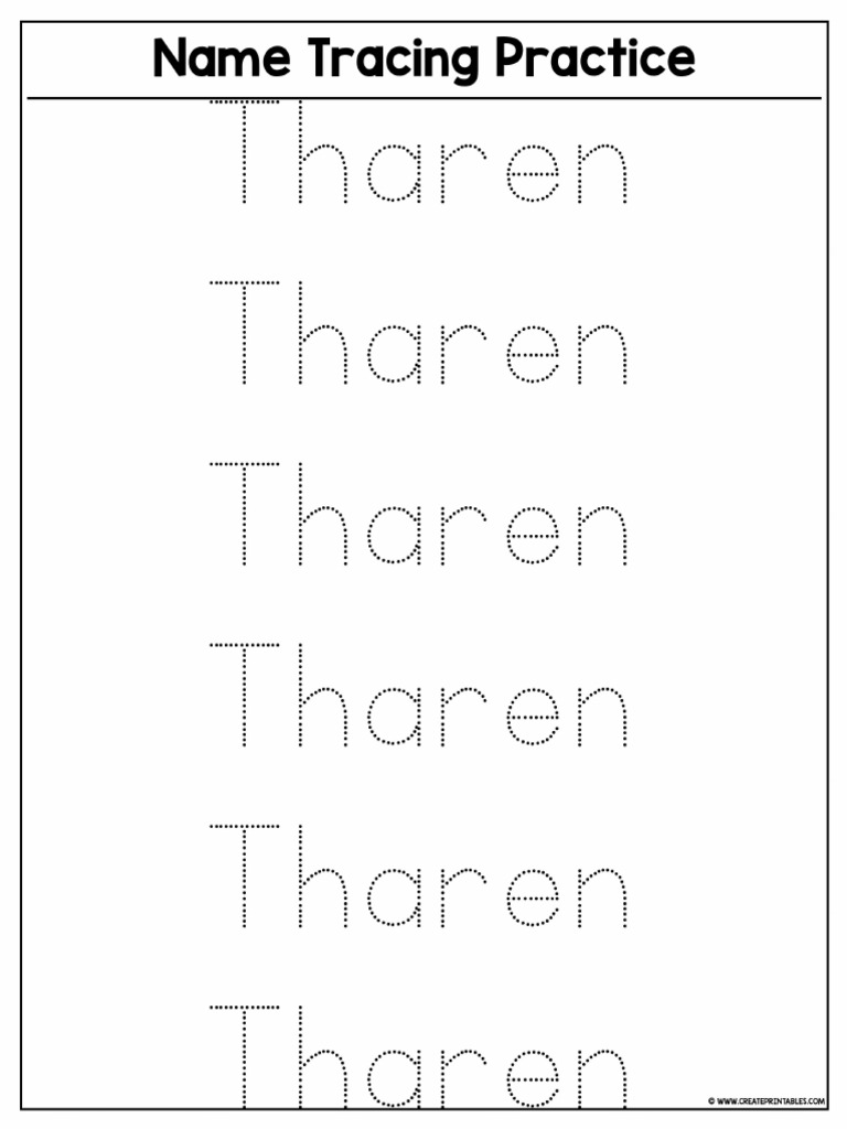 Name Tracing Practice E35E 0319 8A0A | PDF