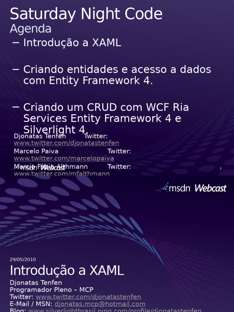 IntroducaoXAML | PDF | Extensible Application Markup Language | Microsoft Silverlight