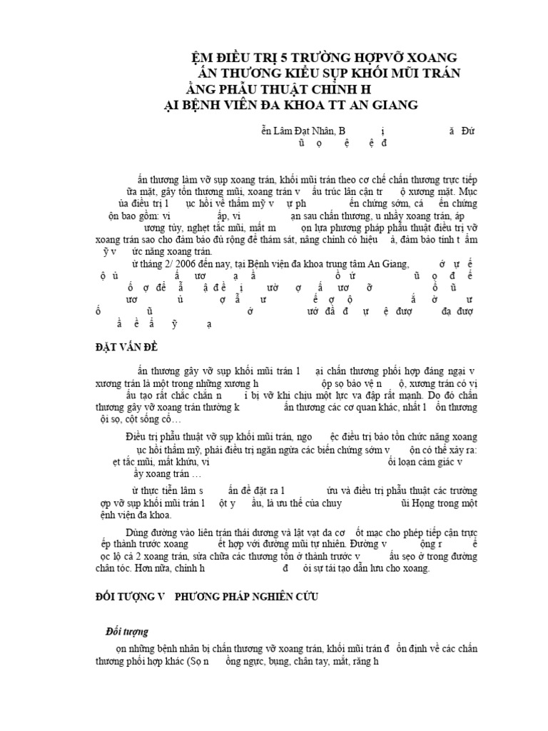 k2 - Attachments - KINH NGHIEM DIEU TRI 5 TRUONG HOP VO XOANG TRAN DO CHAN THUONG KIEU SUP KHOI ...