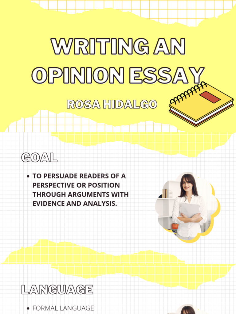 Writing An Opinion Essay 2º Bach | PDF | Fashion | Essays