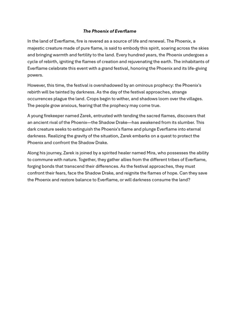 The Phoenix of Everflame | PDF