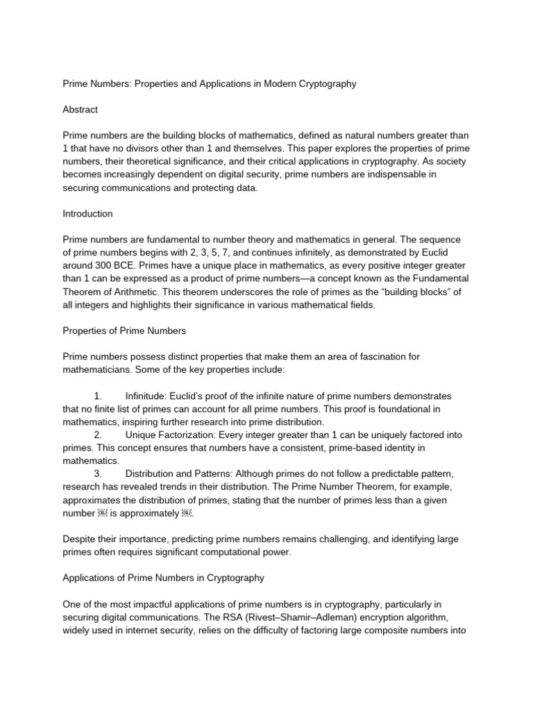 Numbers | PDF | Prime Number | Numbers
