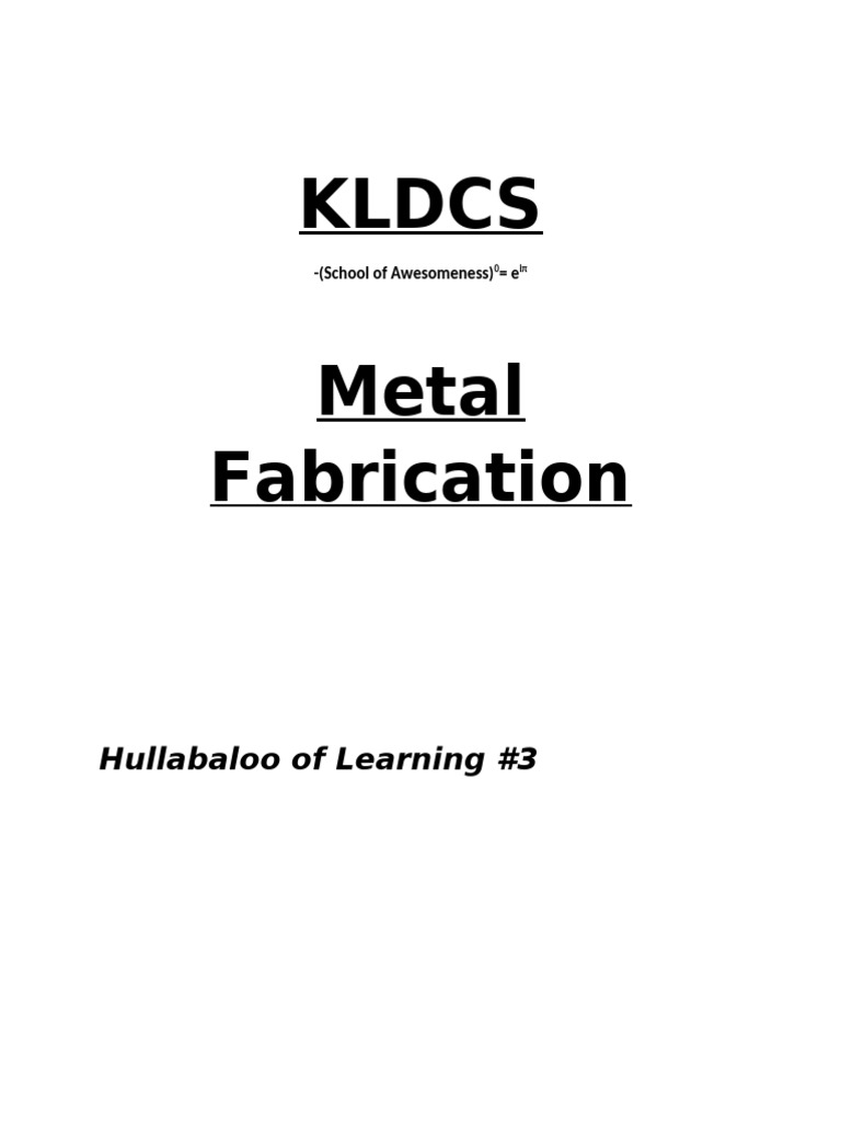 Metal Fabrication Test 3 v3 | PDF | Welding | Construction