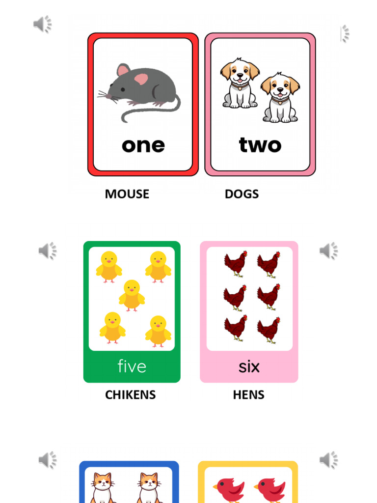 Anexo 1 Numbers and Animals | PDF