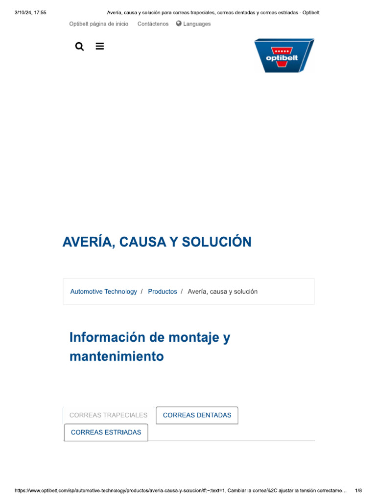 6. Fallas en correas trapeciales | PDF