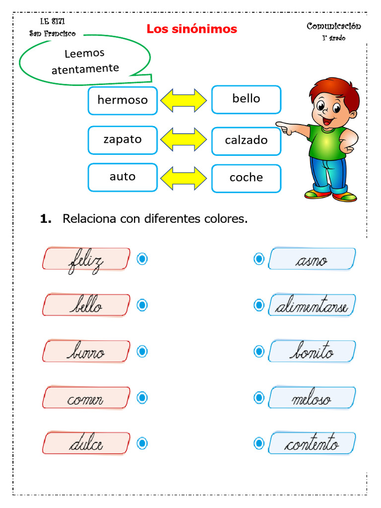 Los Sinónimos | PDF