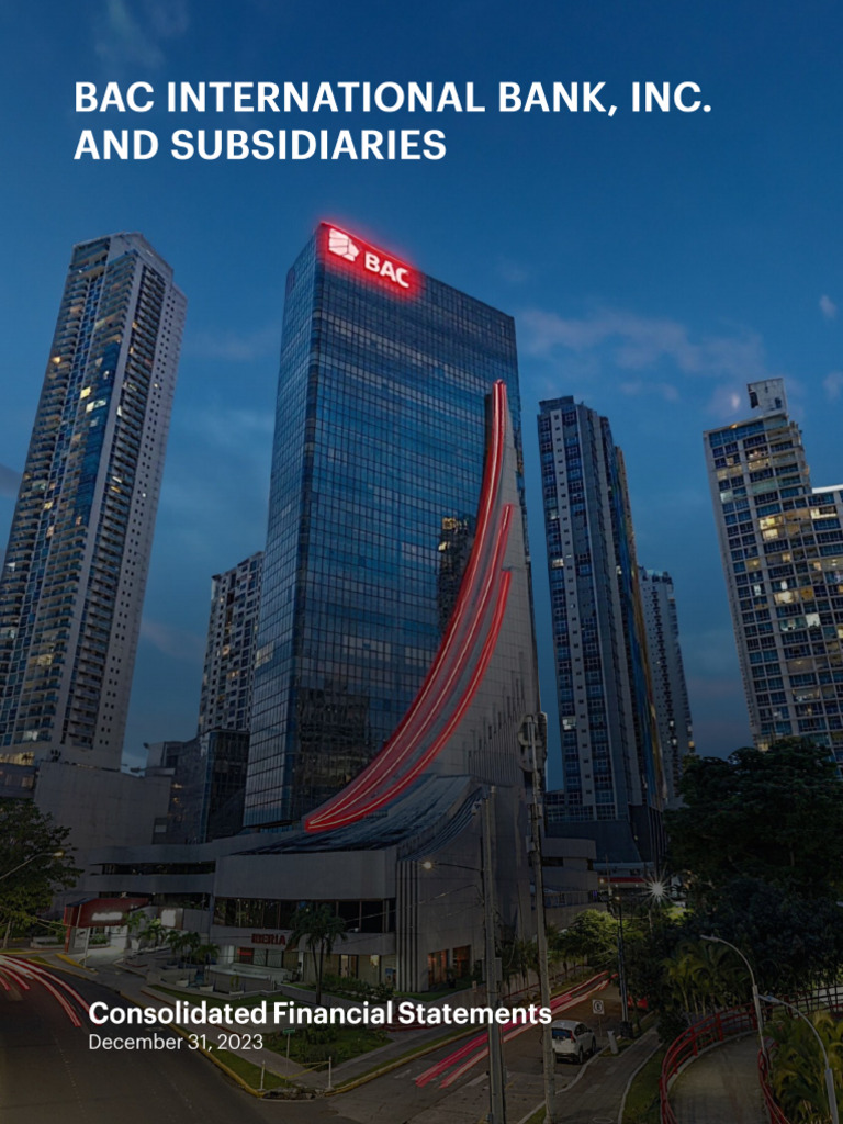 BAC International Bank 2023 Financial Report | PDF | Audit | Going Concern