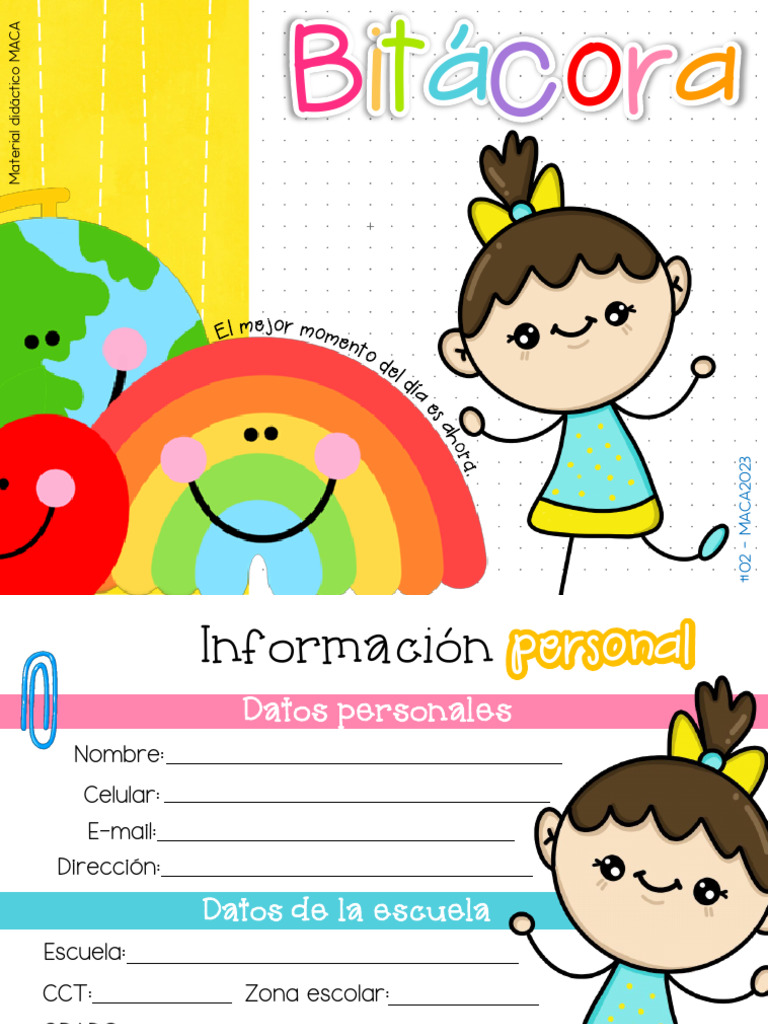 Bitácora Docente Primaria 2023 | PDF | Educación de la primera infancia
