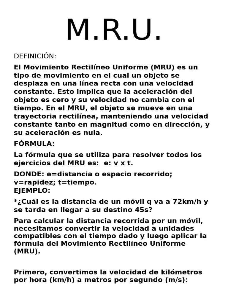 MRU (1) | PDF