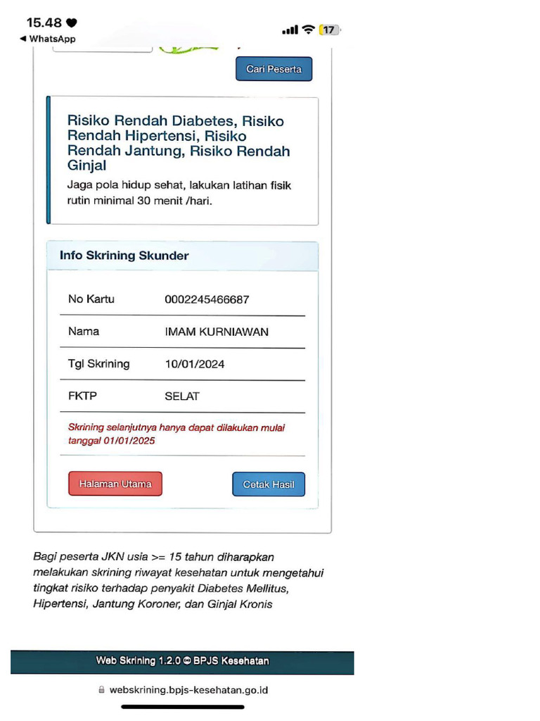 skrining imam Kurniawan tps 01 | PDF