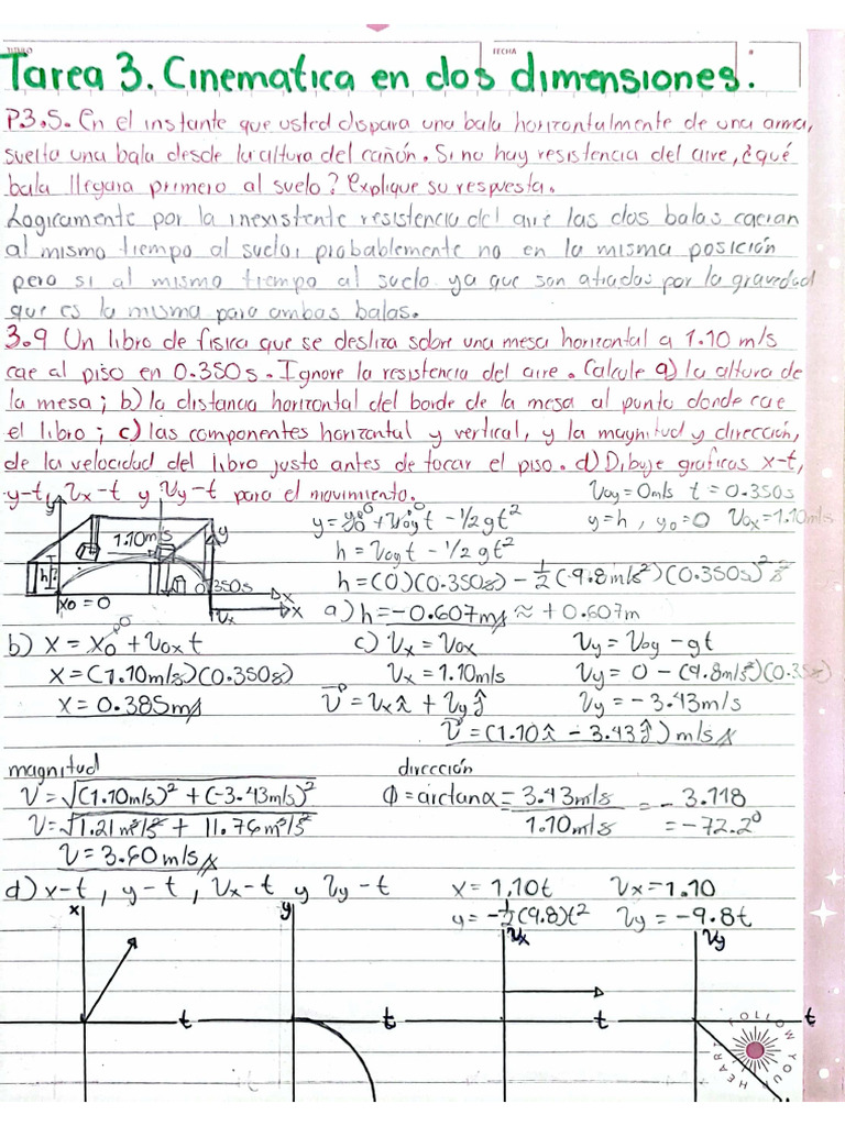 Cinematica en 2 Dimensiones | PDF
