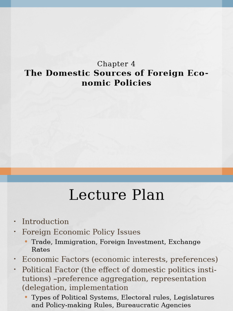IPE Lecture Chapter4 20241002 | PDF | Exchange Rate | Free Trade