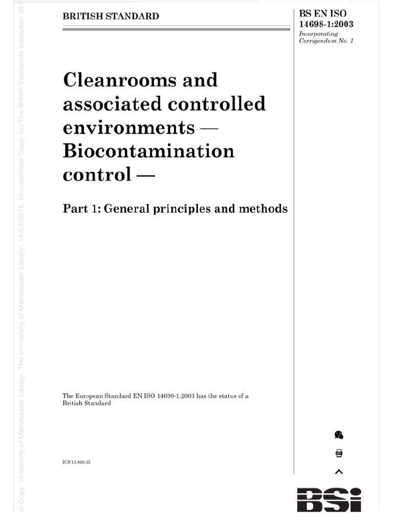 Iso 14698 1 PDF Free | PDF