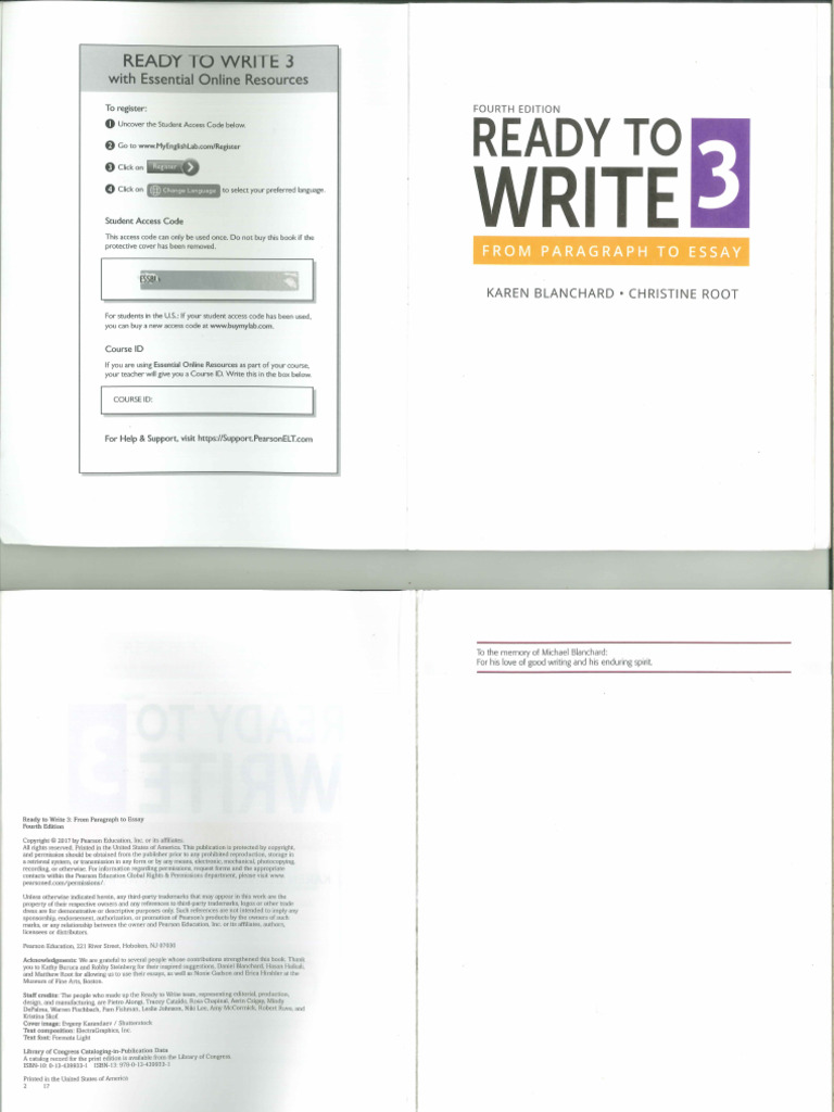 Ready To Write 3 | PDF