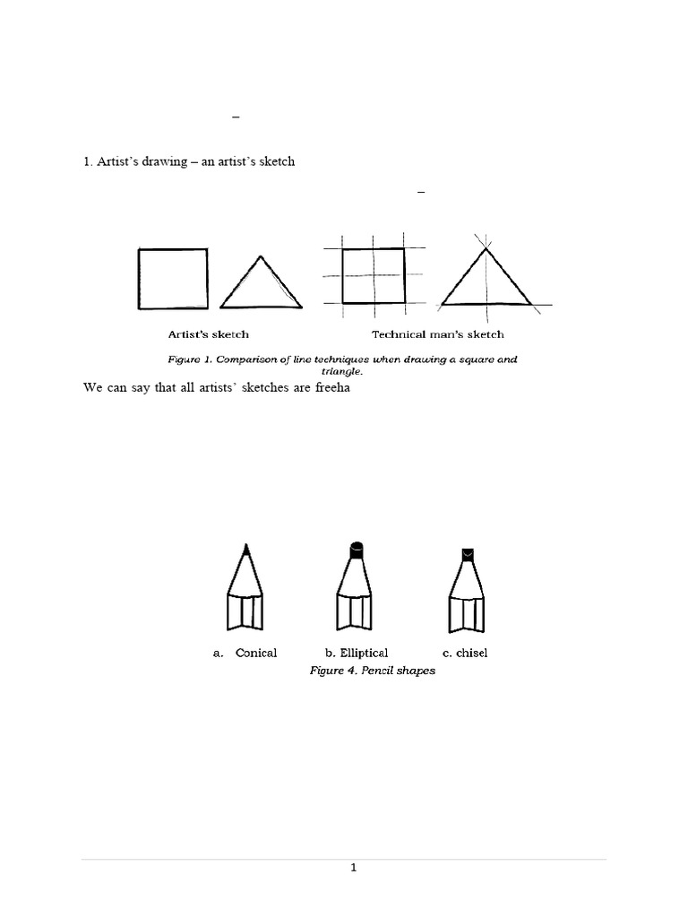 Line Shape Shading Tech Drafting | PDF | Shape | Triangle