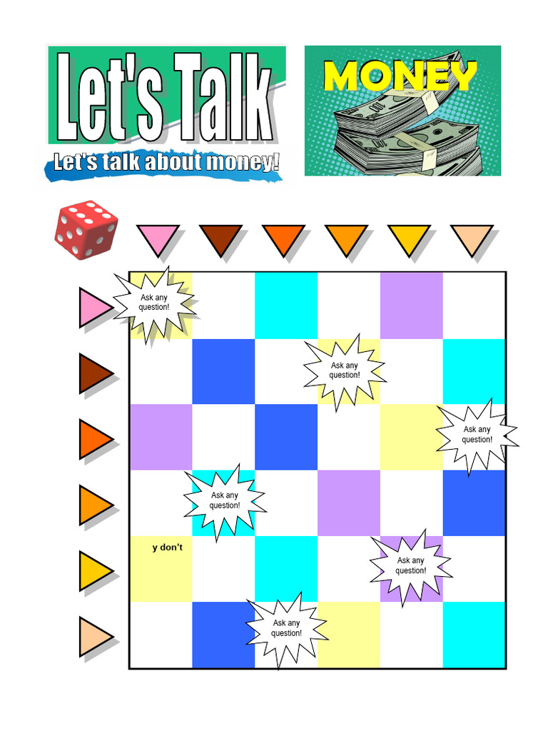 Att Lets Talk Board Game Money | PDF | Money | Credit