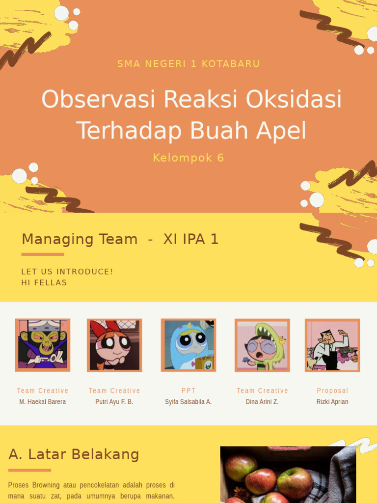 Observasi Reaksi Oksidasi Pada Apel | PDF