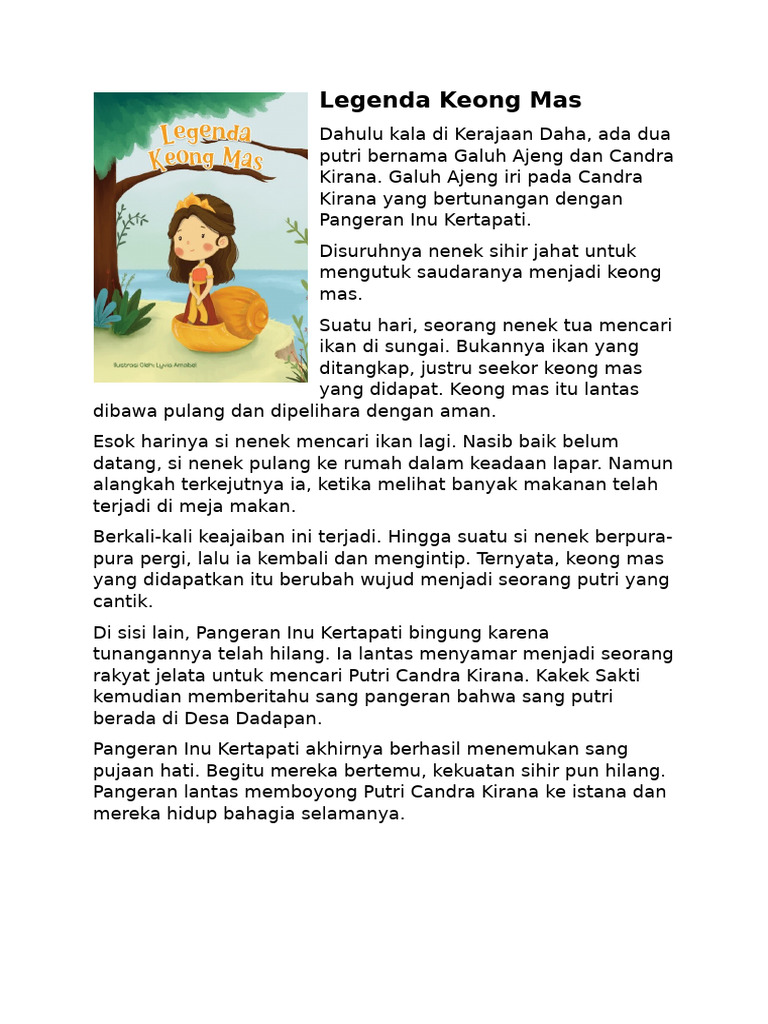 Legenda Keong Mas | PDF