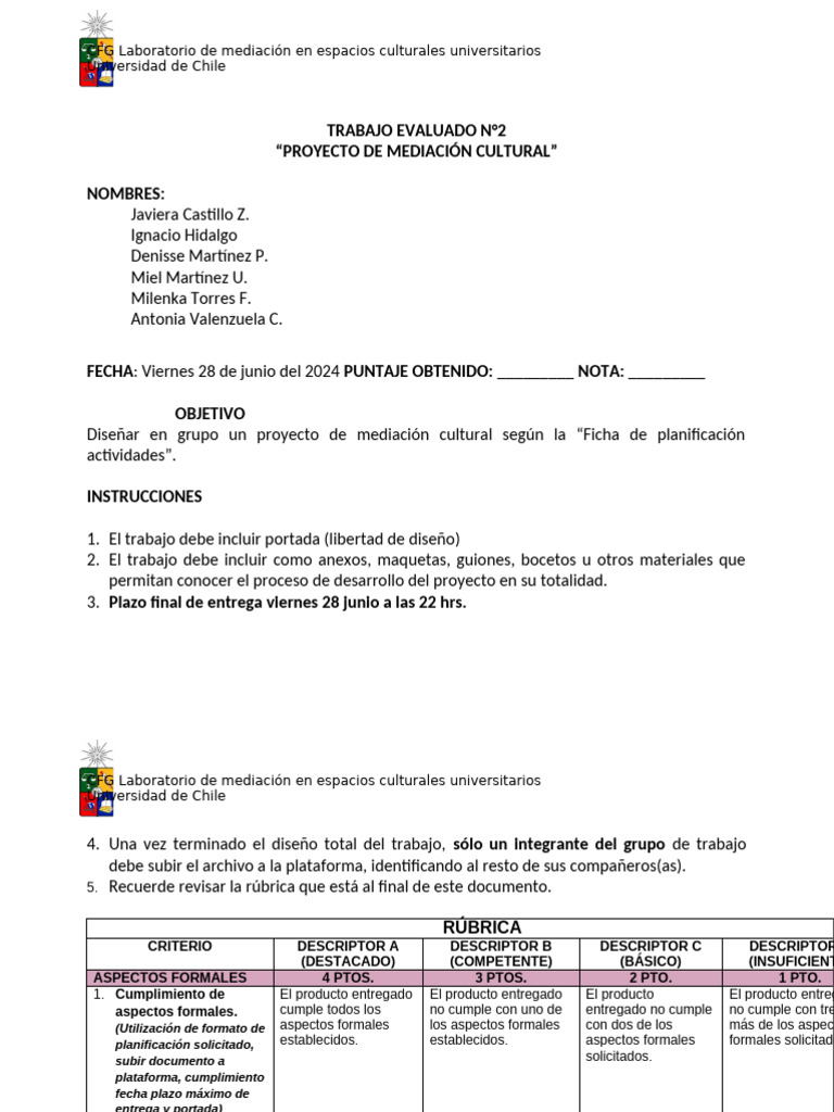 Actividad Evaluada | PDF