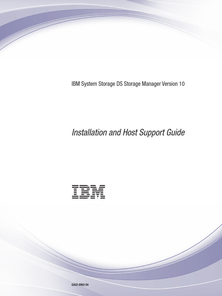 IBM System Storage DS Storage Manager Version 10 | PDF | Operating ...